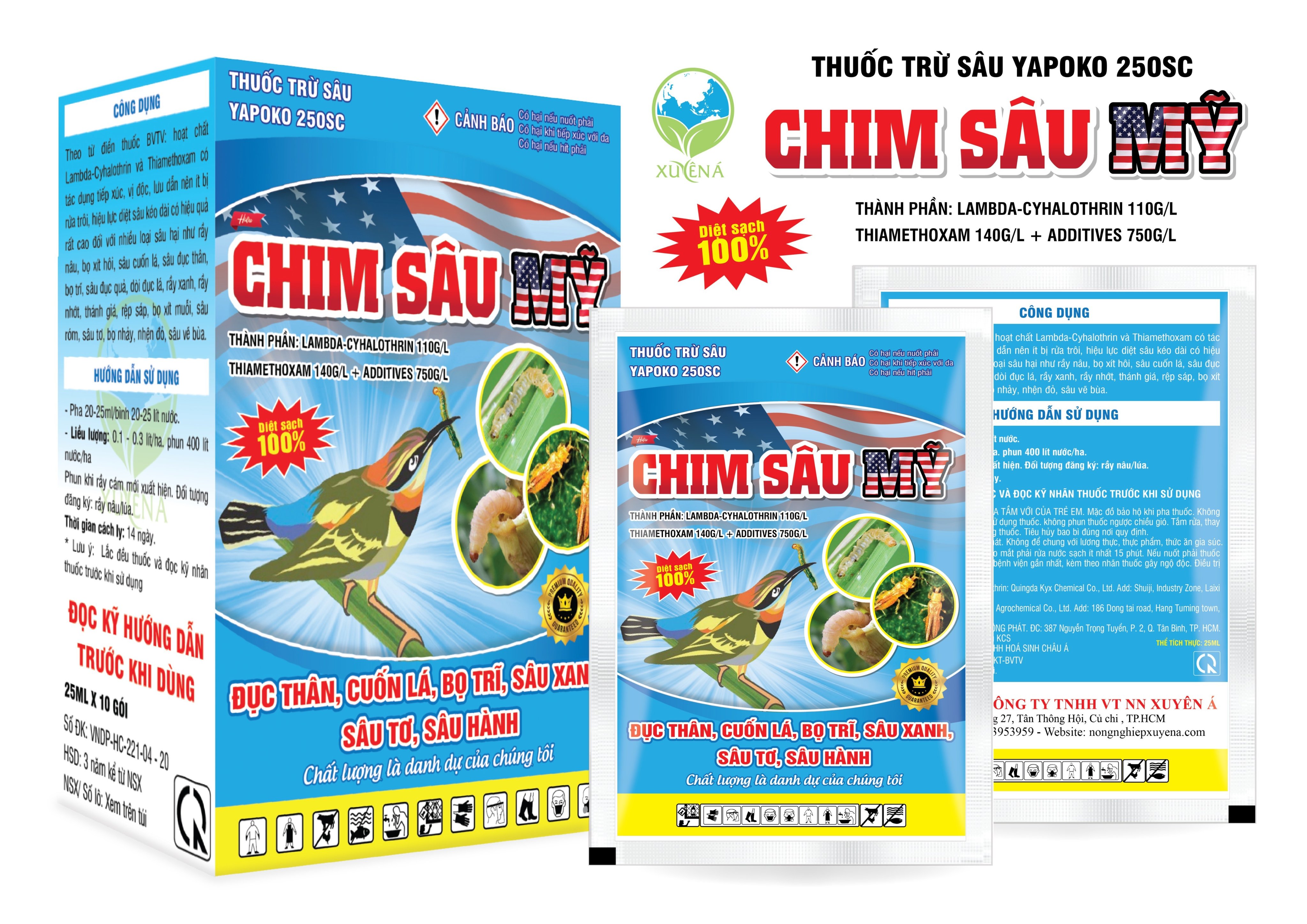 CHIM SÂU MỸ – 25ML – Công ty vật tư nông nghiệp Xuyên Á